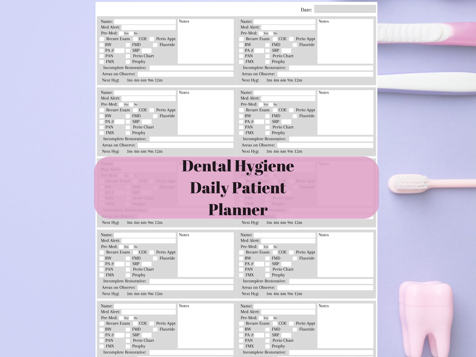 Dental Office Form Bundle | Dental Practice Editable Documentation ...