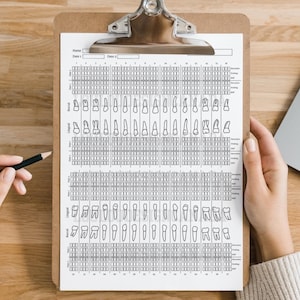 Periodontal Charting Form | Printable Perio Chart | Dental Office ...