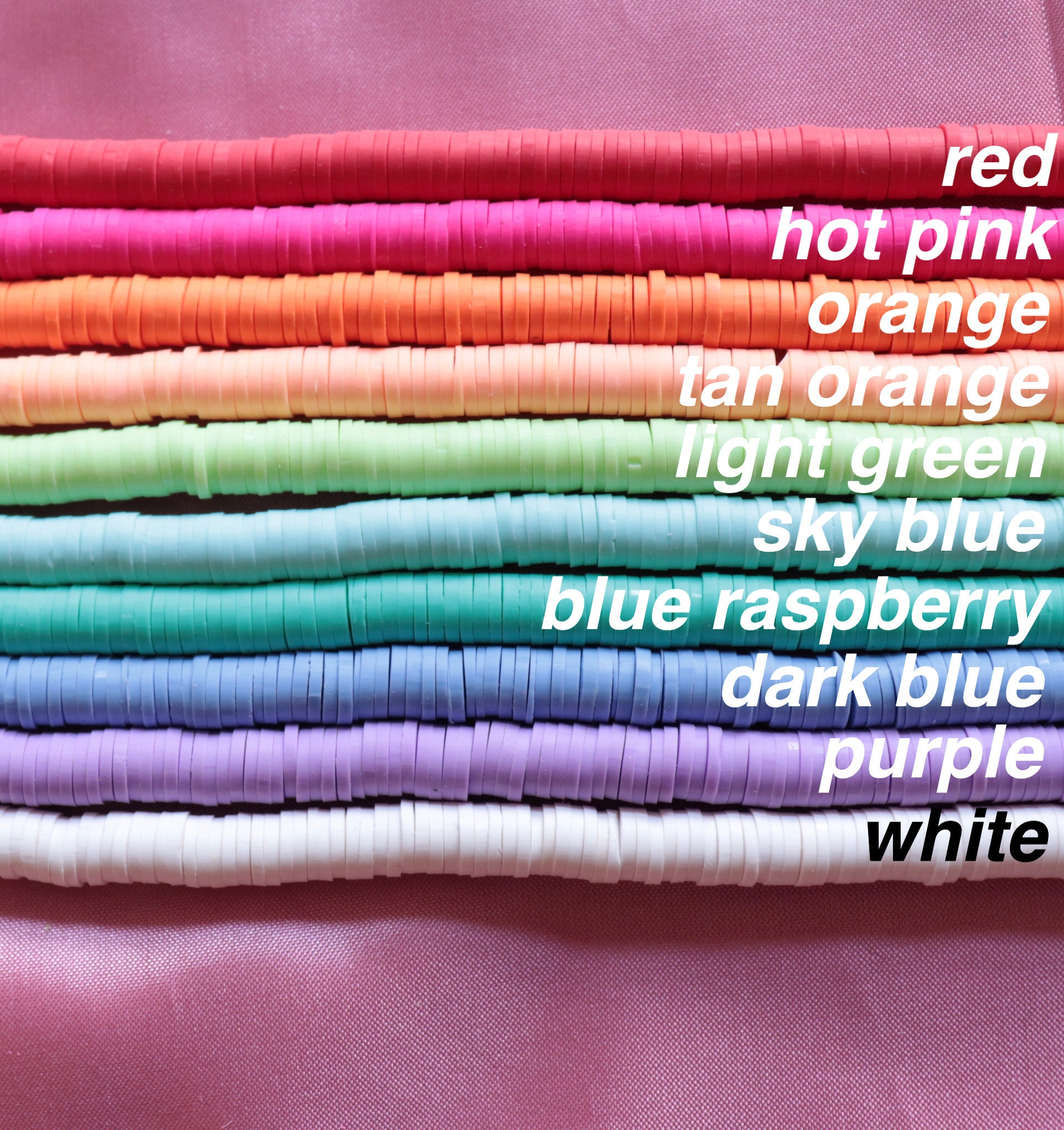 Solid Colour Cove Chokers-solid Colour Heishi Beaded Choker - Etsy Canada