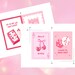 6 Cute Galentine's Day Cards | Instant Download | Printable Valentines ...