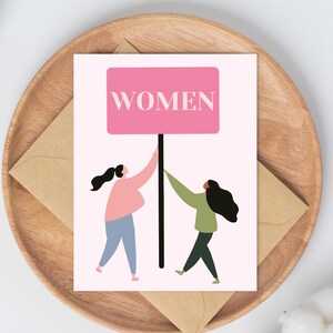 6 International Women's Day Cards | Instant Download | Printable ...