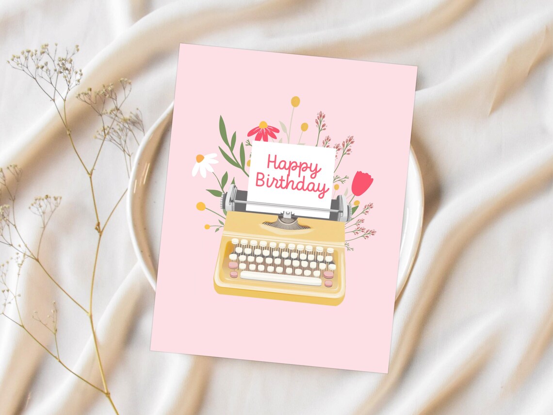 6 Cute Birthday Cards | Instant Download | Printable Birthday Day Cards ...