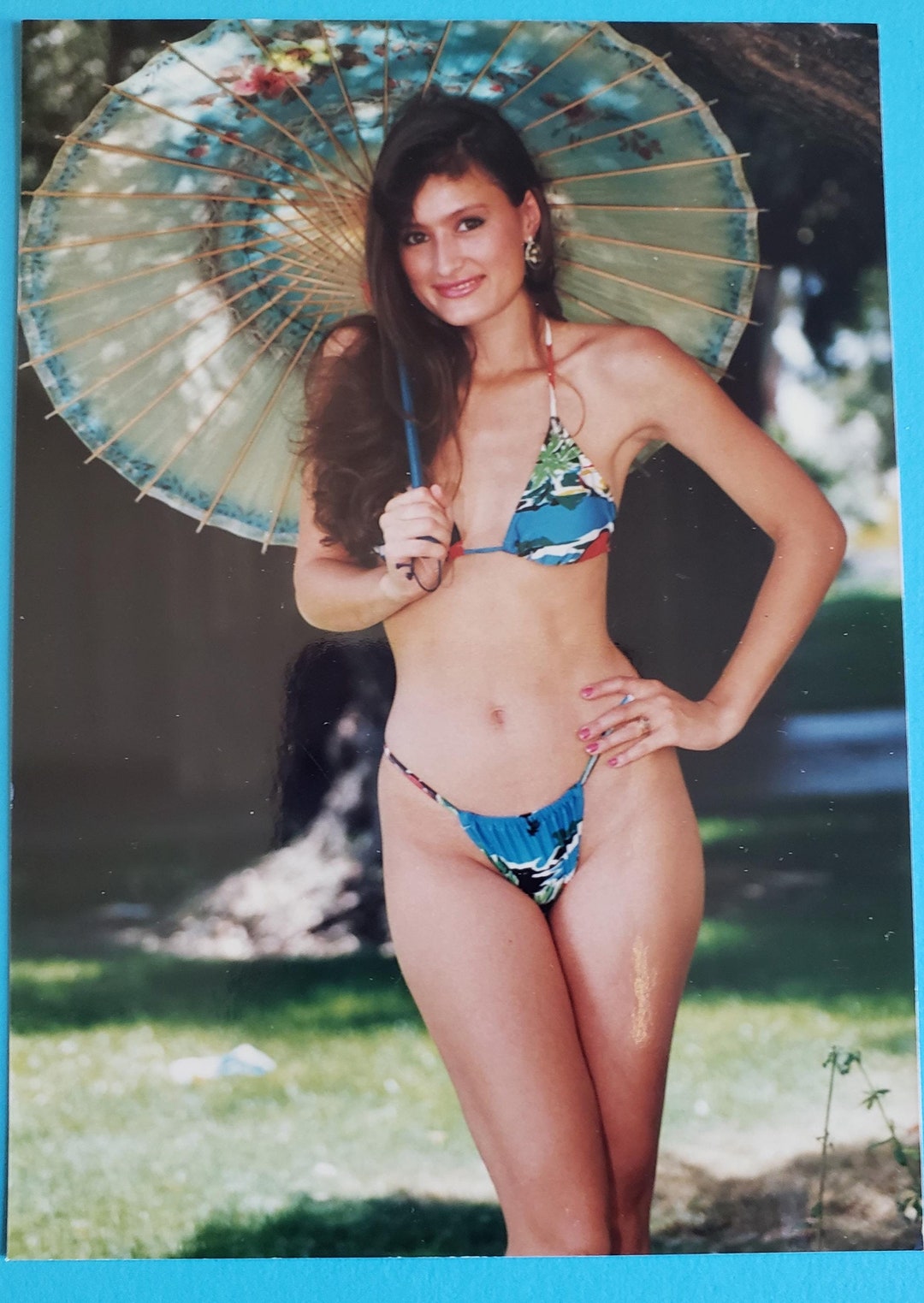 Sexy 1980s Swimsuit Model - Fashion Shoot - California Beauty - Original Photograph - Vintage ...