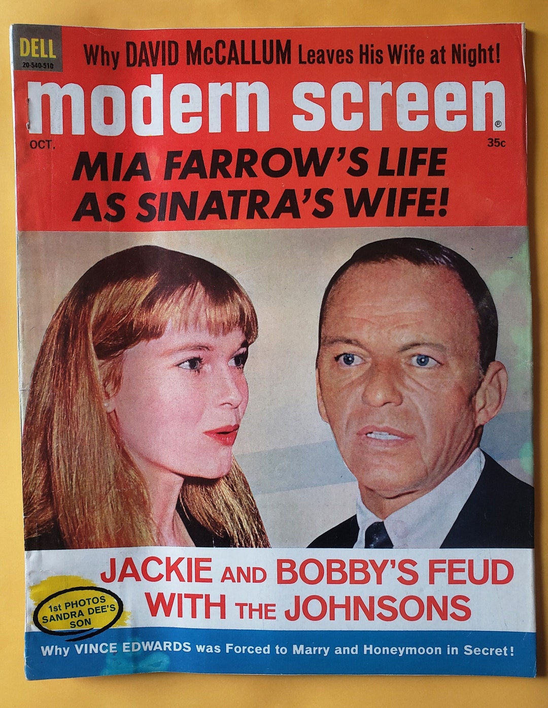 Vintage Movie Magazine Oct 1965 modern Screen - Etsy