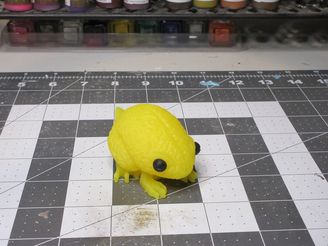 Brain Frog - Pineapple - Resin Collectible Art Toy - Etsy