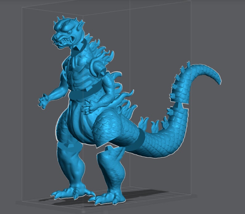 Oni Godzilla 3D Printable STL Model - Etsy Hong Kong