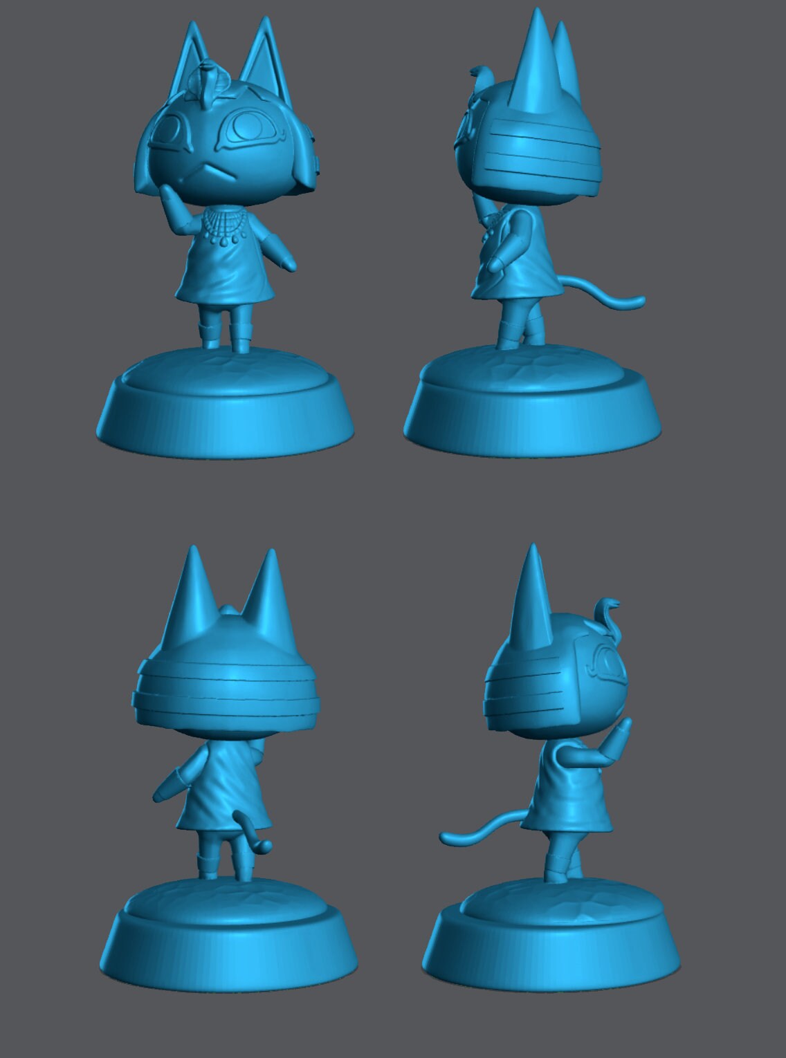 Ankha - Animal Crossing 3D Printable STL Model - Etsy