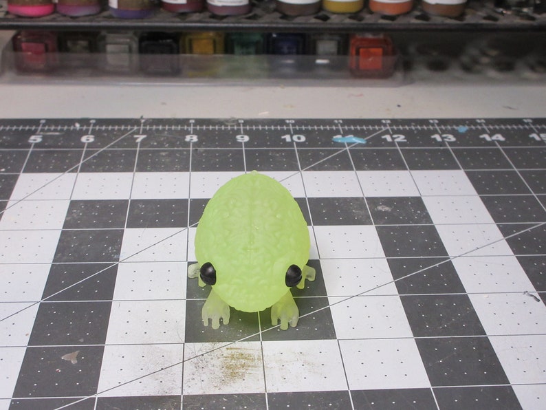 Brain Frog - Lemon - Resin Collectible Art Toy - Etsy