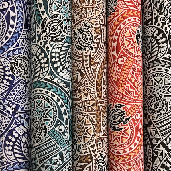 Polynesian Fabric - Etsy