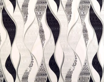 Wave Print Fabric - Etsy