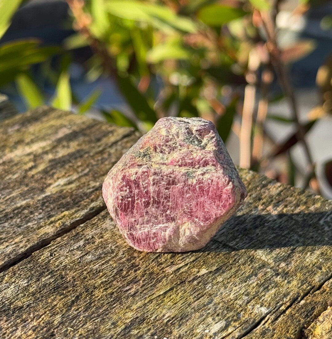 Beautiful Raw Ruby Slice From Madagascar- Rare Ruby Healing Piece ...