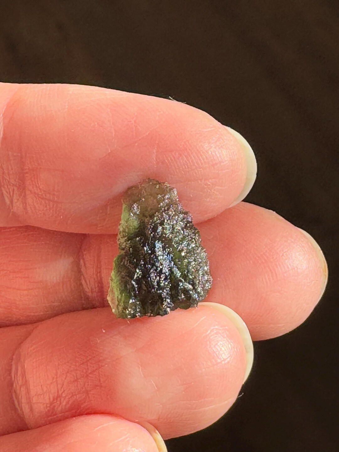 Beautiful Genuine Moldavite From Czech Republic- Rare Moldavite Small ...