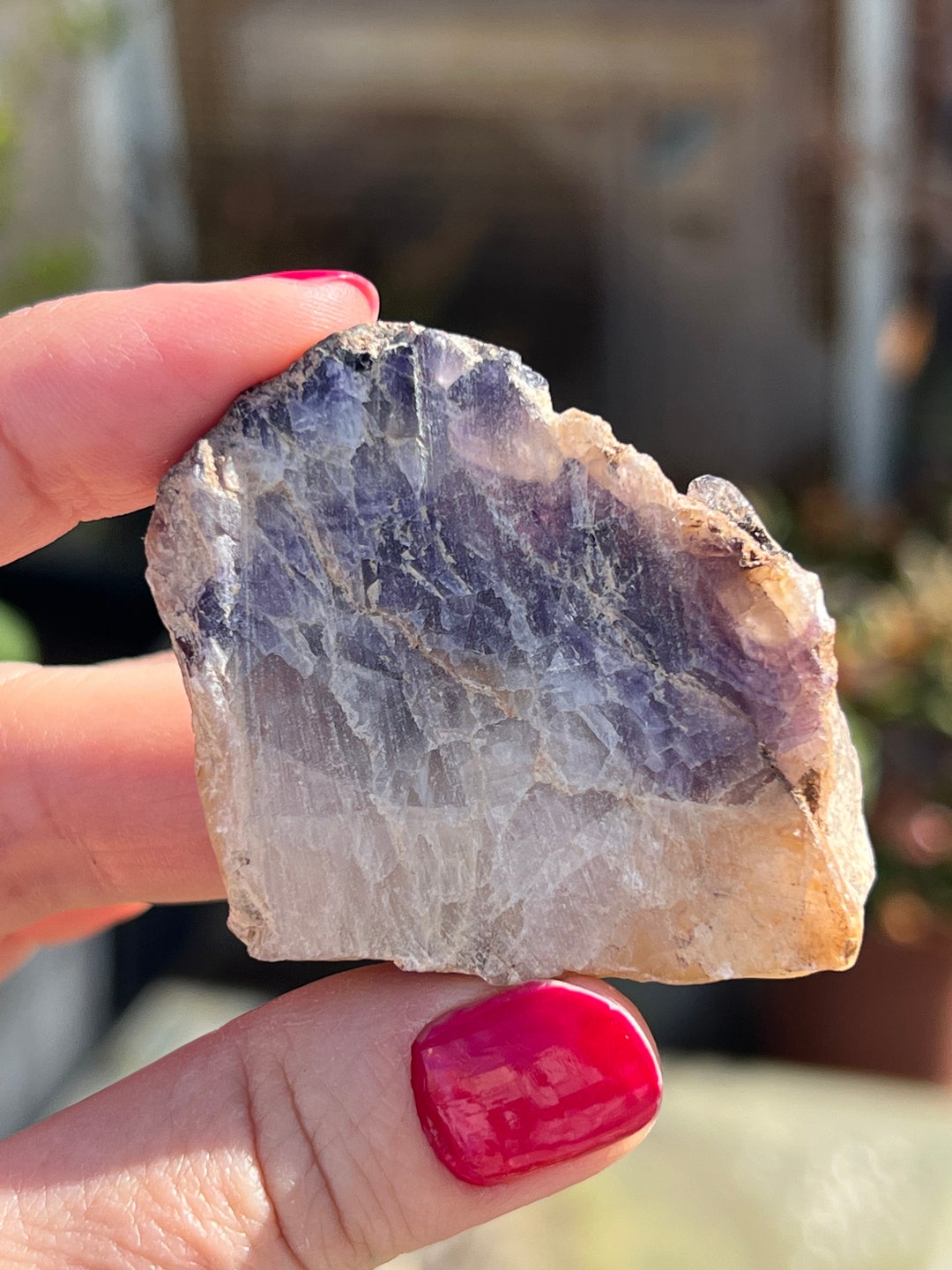 Genuine Blue John Fluorite From Derbyshire Rare Blue John Healing ...