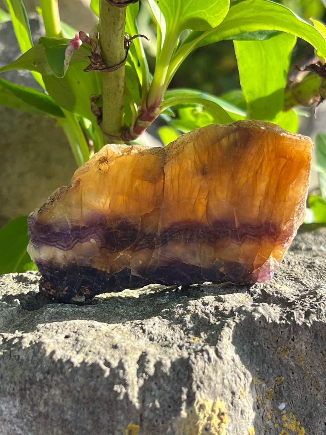 Blue John Large Slab Rare Fluorite From Derbyshire- Rare Crystal ...