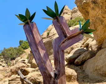 Iron Joshua Tree Metal Wall Art Mounted Iron Sonoran - Etsy