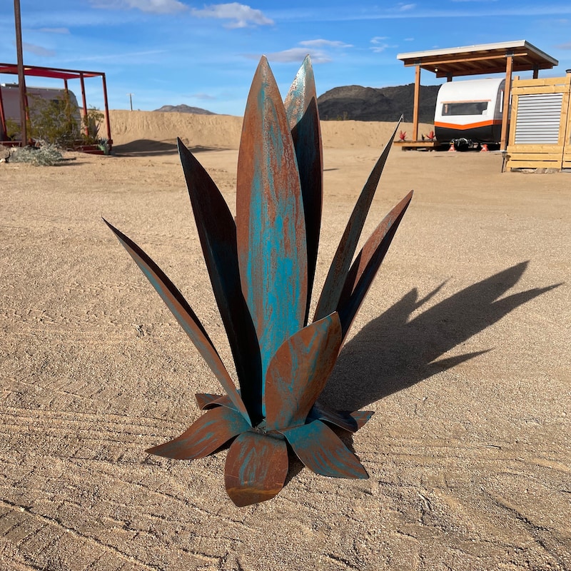 Metal Cactus Yard Art - Etsy