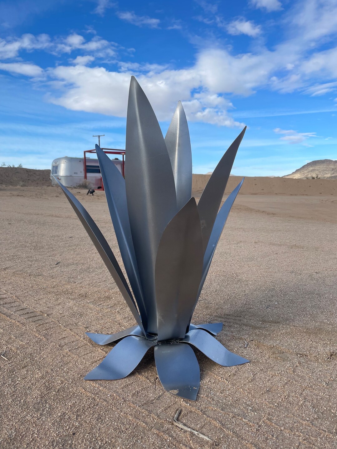 2 Foot Lotus Flower, Steel, Landscape, Metal, Art, Decor, Sculpture ...