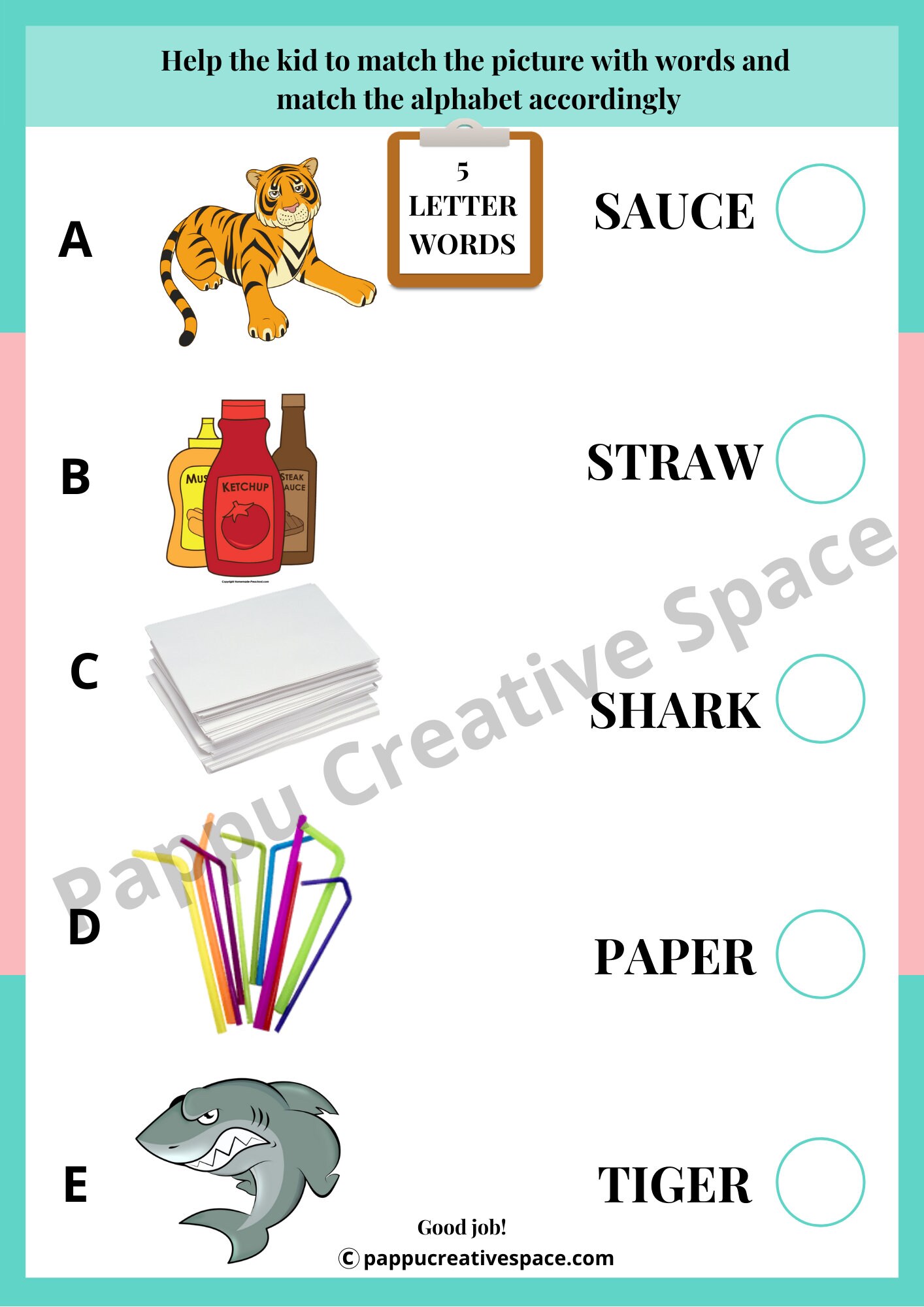 English Digital Printable Worksheets for Toddlers and Preschoolers ...