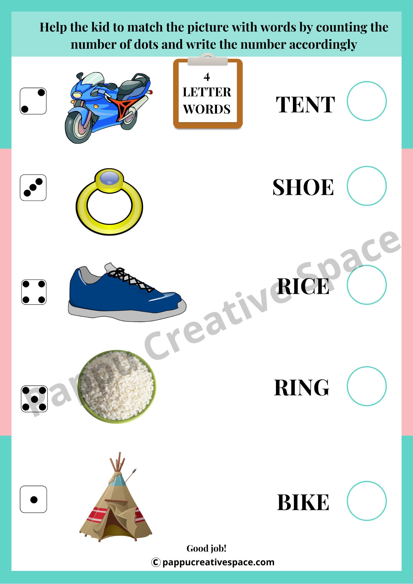 English Digital Printable Worksheets for Toddlers and Preschoolers ...