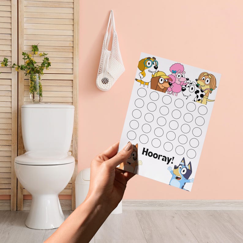 Potty Training Sticker Tracker Chart - Etsy