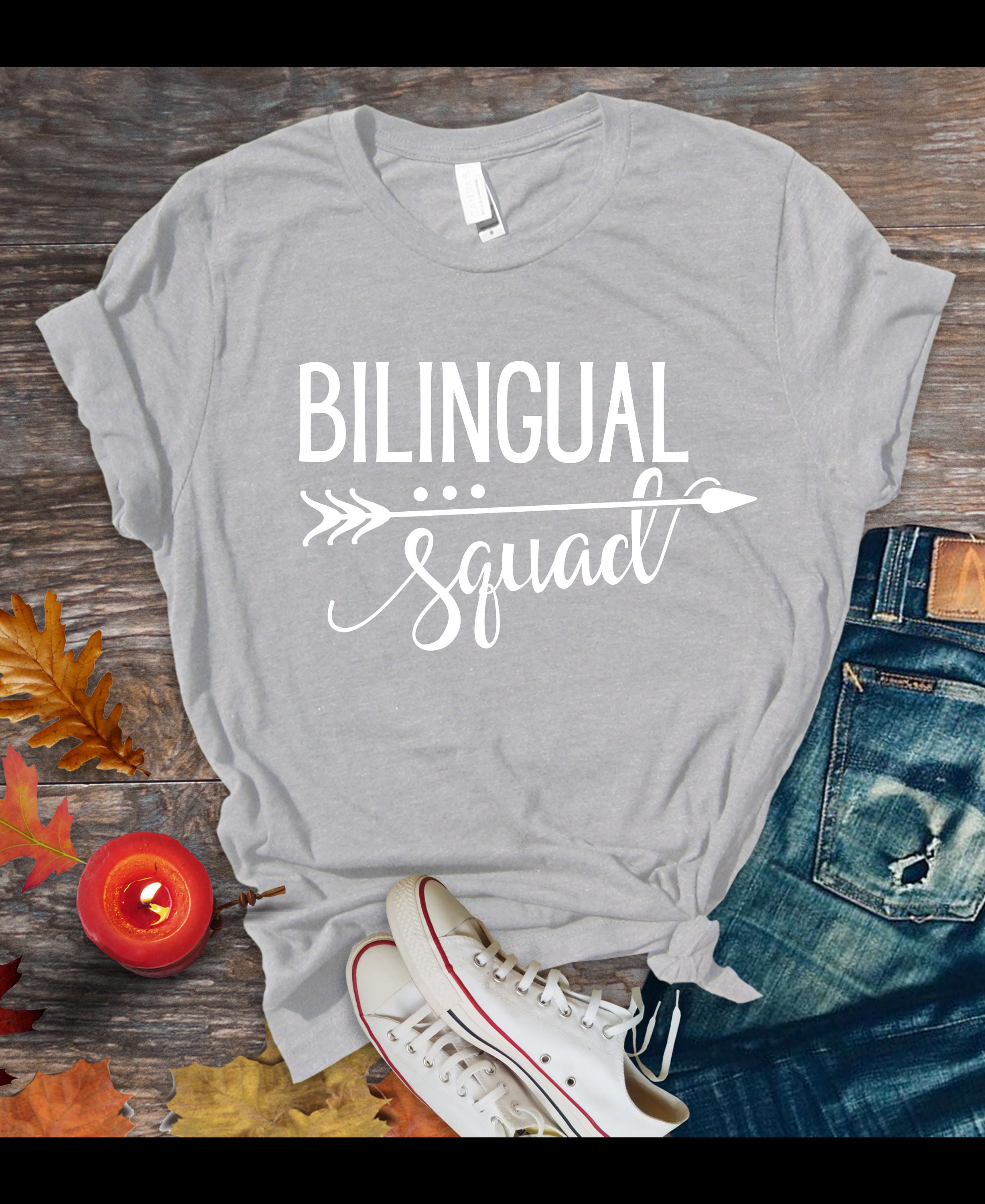 Bilingual Squad Bilingual T-shirt for Schools - Etsy