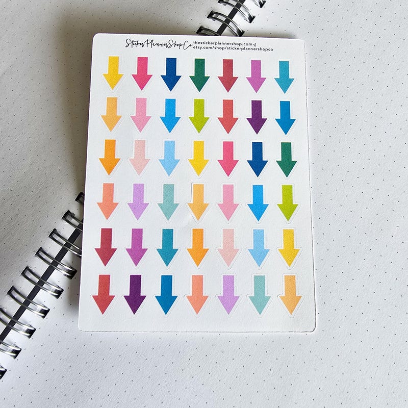 Arrow Stickers - Etsy