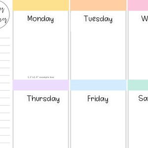 Transparent Days of the Week Sticker Julieplans Font 77 Stickers - Etsy