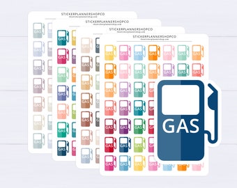 Fuel Tracker Stickers - Etsy