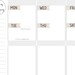 Weekly Flag Labels - 35 Stickers - 5 Weeks Worth - Etsy