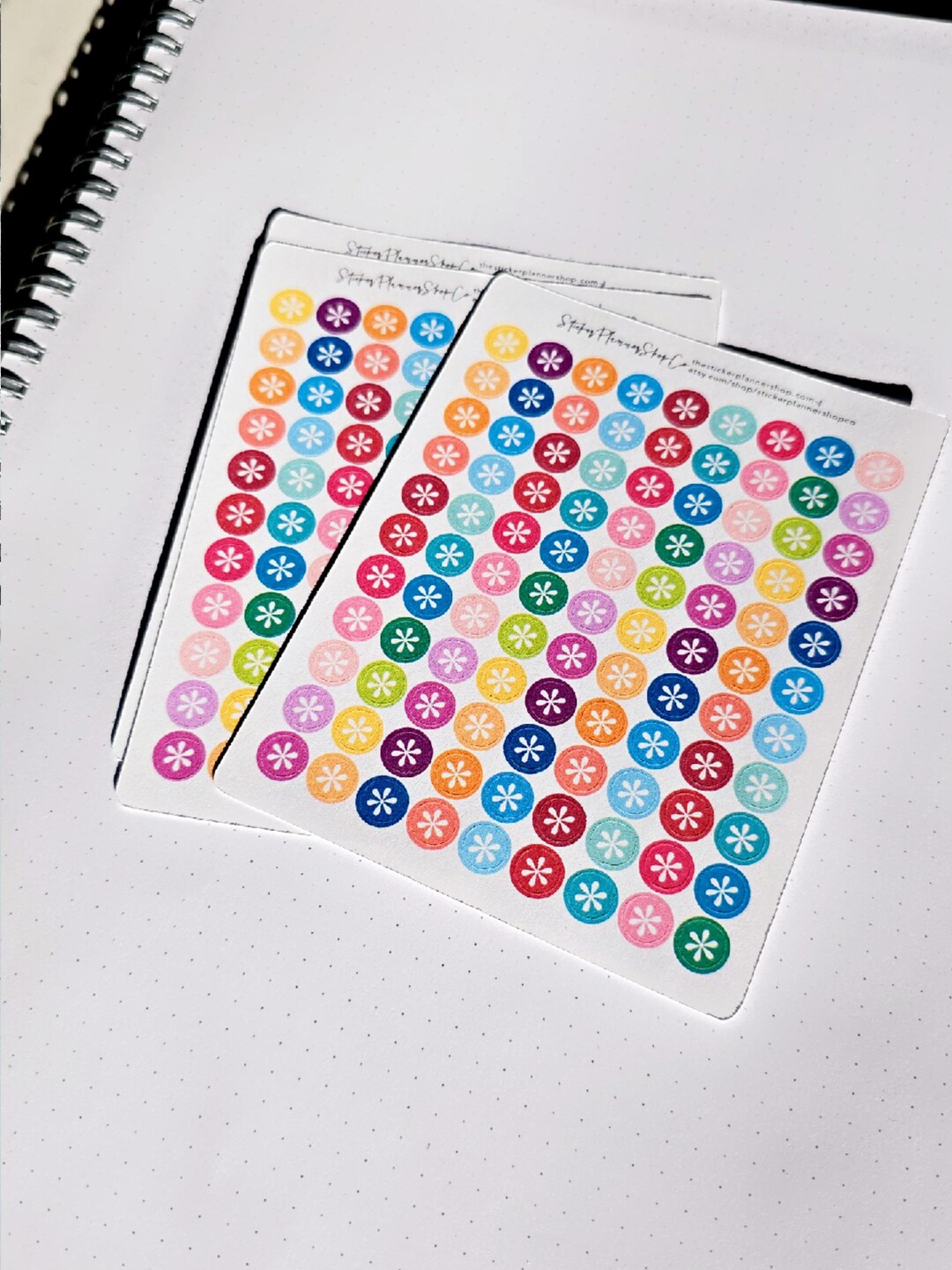 Asterisk Dot Bullet Point Planner Stickers - 99 Stickers - Etsy