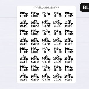 Me Time Self Care Stickers - 40 Stickers - Etsy