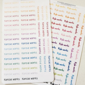 Custom Word Sticker Custom Text Personalized Labels for - Etsy