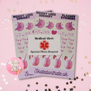 Bariatric Surgery Medical Alert Card, Small Eaters, Gastric Sleeve ...