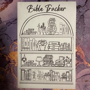 Bible Tracker Sticker 4”x 6” - Etsy