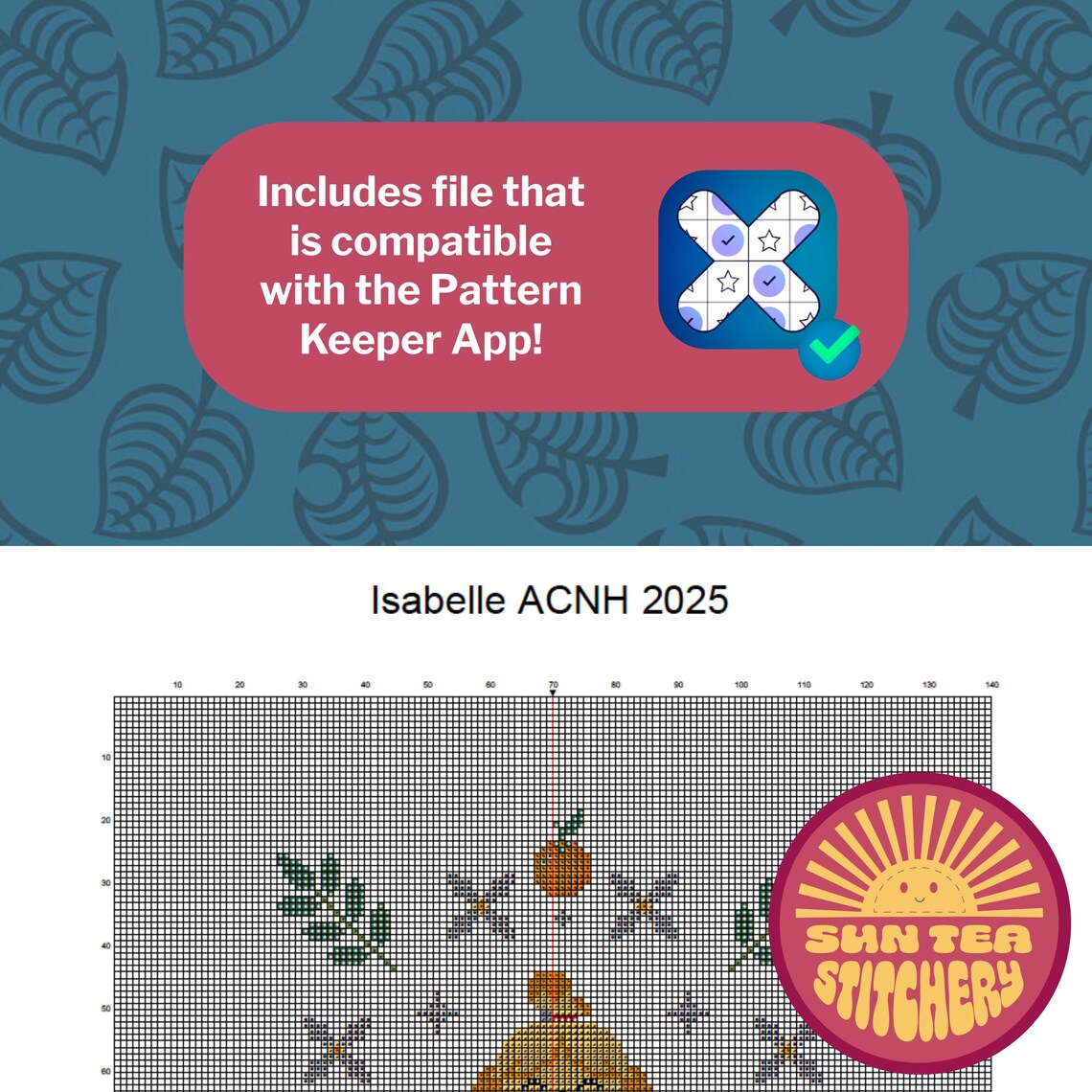 ACNH Isabelle Cross Stitch Pattern (digital Download) - Etsy