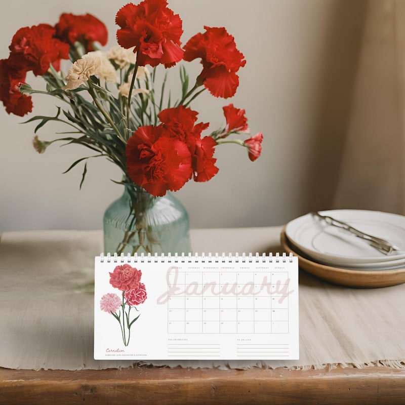 Flower Calendar - Etsy