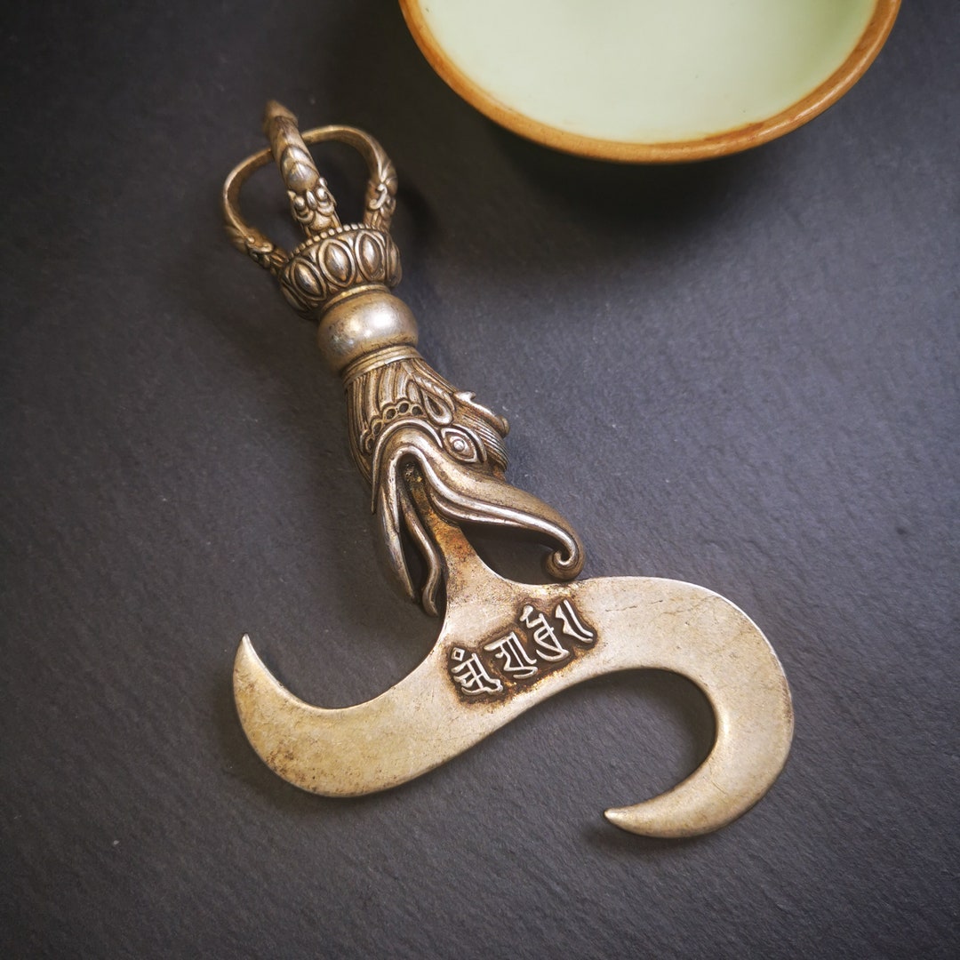 Kartika Knife of the Dakinis - Gandhanra Antique Tibetan Ritual Hook ...