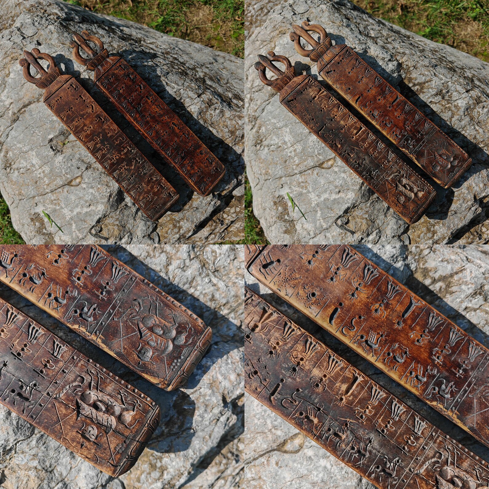Gandhanra Antique Tibetan Buddhist Zanpar Wooden Mold Stick,dharma ...