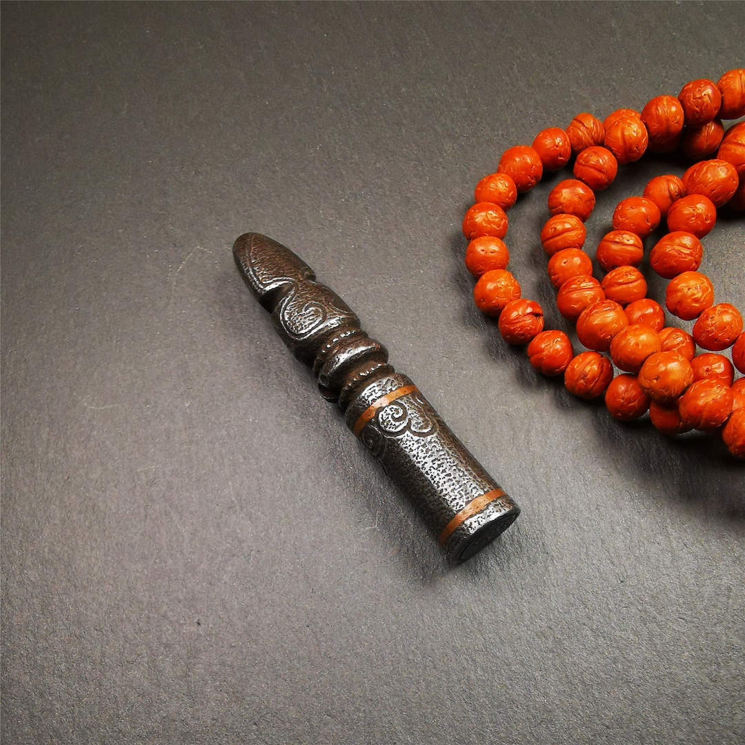 Gandhanra Vintage Tibetan Seal Amulet,shankha(divine Hconch)symbol of ...