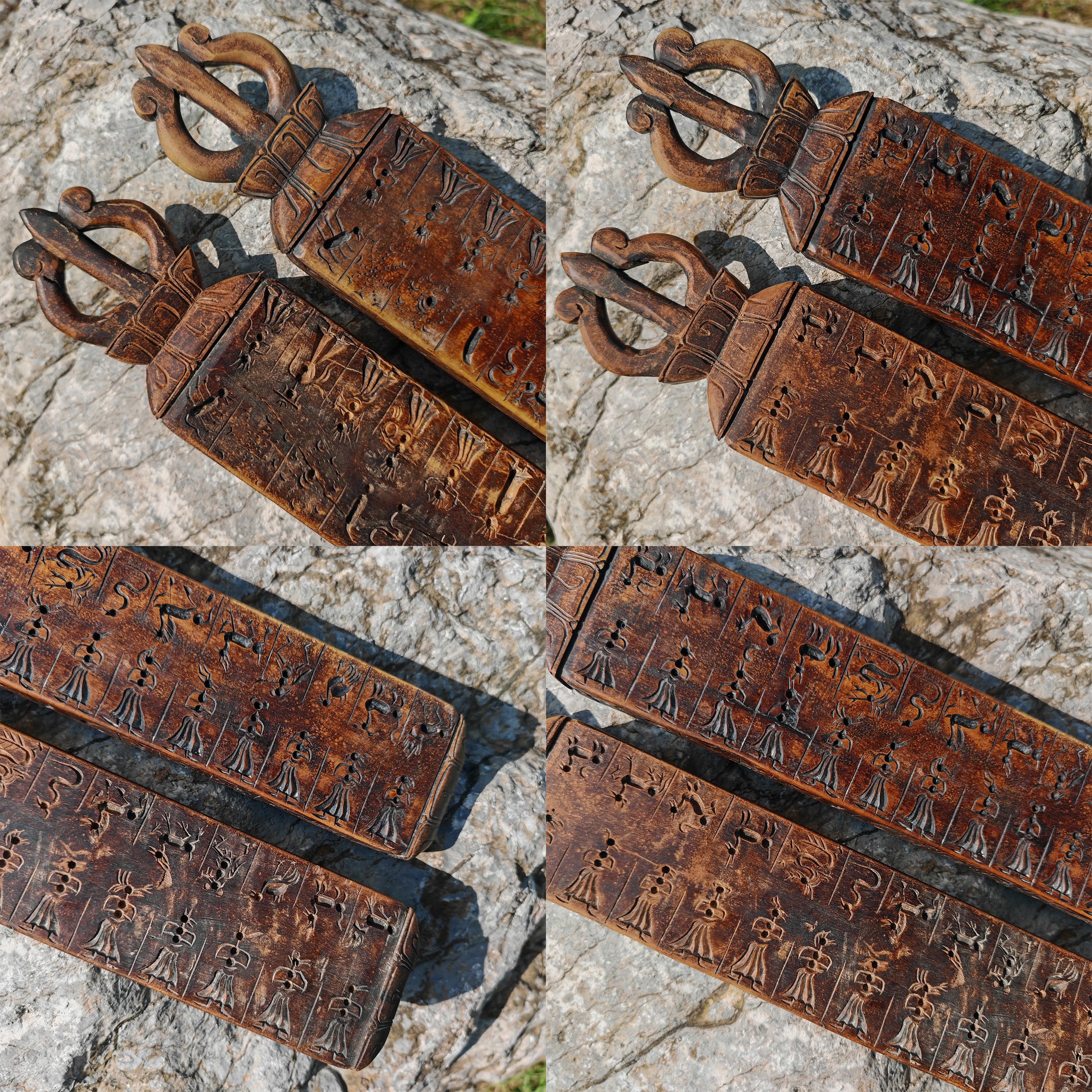 Gandhanra Antique Tibetan Buddhist Zanpar Wooden Mold Stick,dharma ...