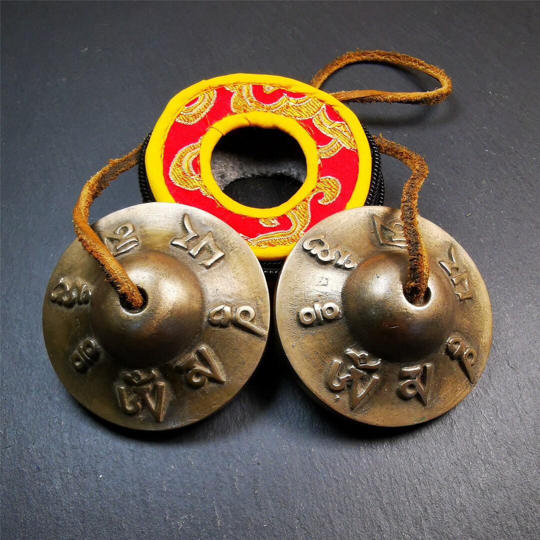 Gandhanra 6.5cm Tibetan Cymbals,tingsha Bell,buddhism Ritual Implement ...