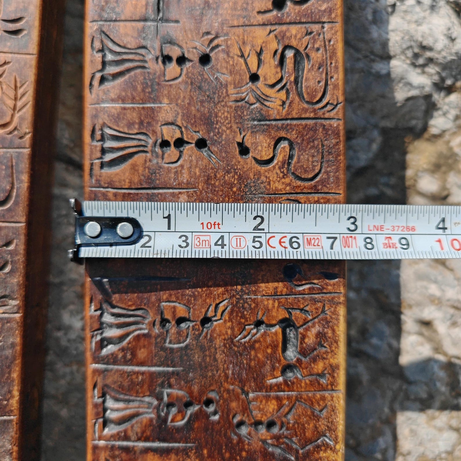 Gandhanra Antique Tibetan Buddhist Zanpar Wooden Mold Stick,dharma ...