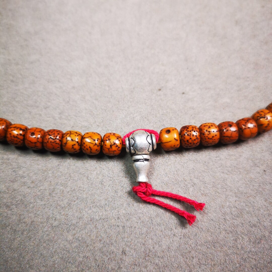 Gandhanra Tibetan Guru Bead,mini Size T-drilled 3-hole Prayer Bead,mala ...