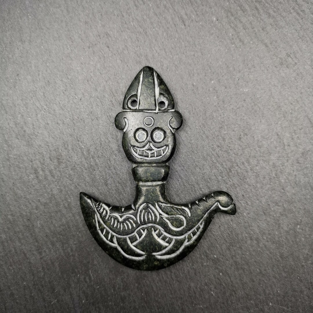 Hand Carved Obsidian Kartika Knife of the Dakinis | Gandhanra Antique ...
