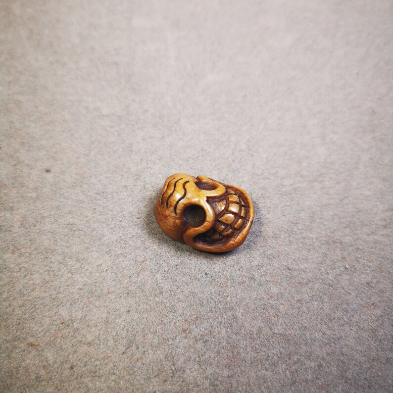 Gandhanra Handmade Tibetan Pendant Bead,bone Carved Spacer Bead for ...