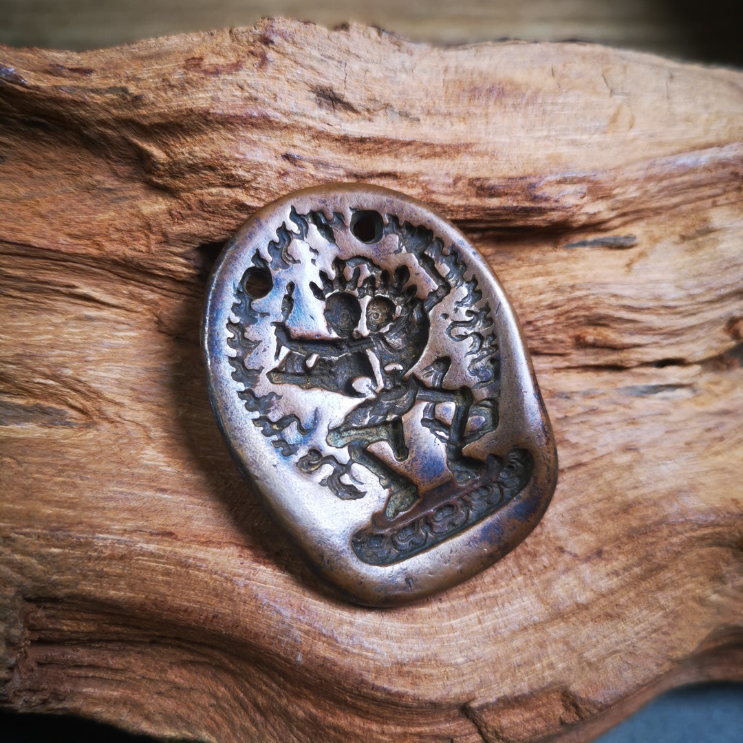 Gandhanra Old Tibetan Buddha Statue Tsa Tsa Mold, Citipati Amulet ...