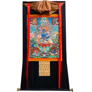 Gandhanra Tibetan Thangka Art Palden Lhamo / Magzor Gyalmo / Shri Devi ...