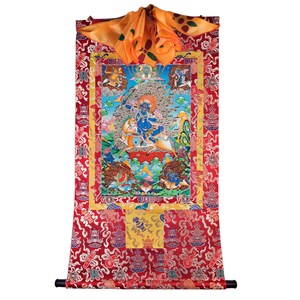 Gandhanra Tibetan Thangka Art Palden Lhamo / Magzor Gyalmo / Shri Devi ...