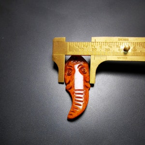 Gandhanra Unique Tibetan Yak Bone Carved Ganesha (elephant God) Amulet ...