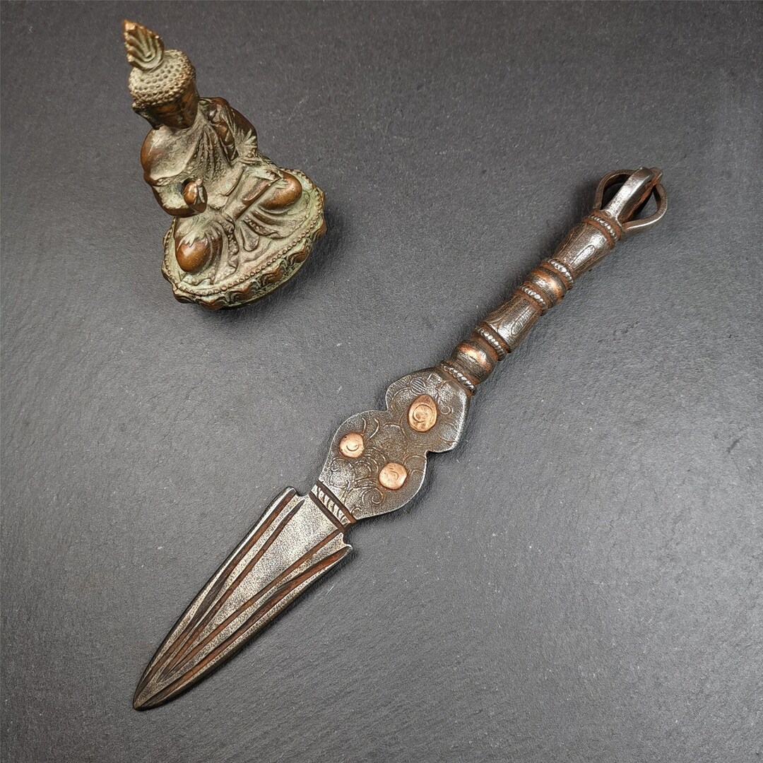 Gandhanra Tibetan Buddhism Ritual Implement Dorje Phurba(kila Dagger ...